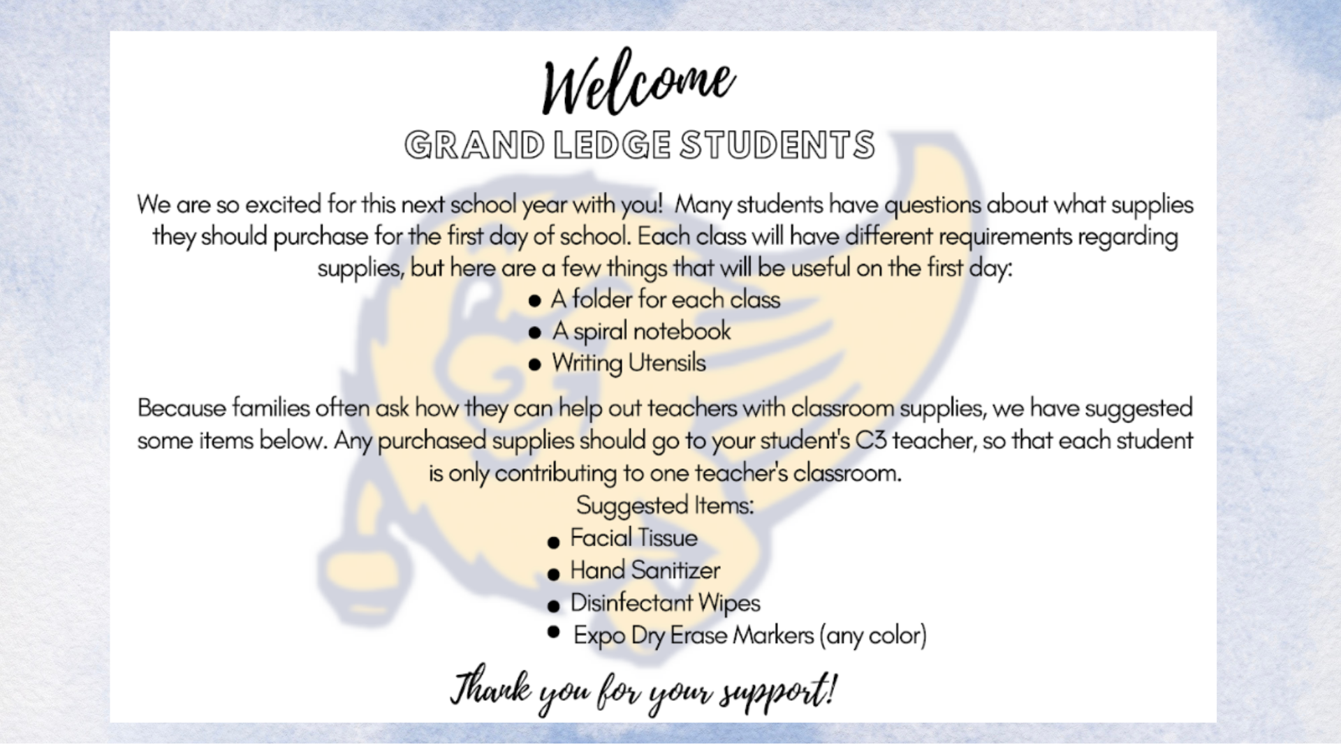 Grand Ledge High School - Our Schools - Grand Ledge Public Schools