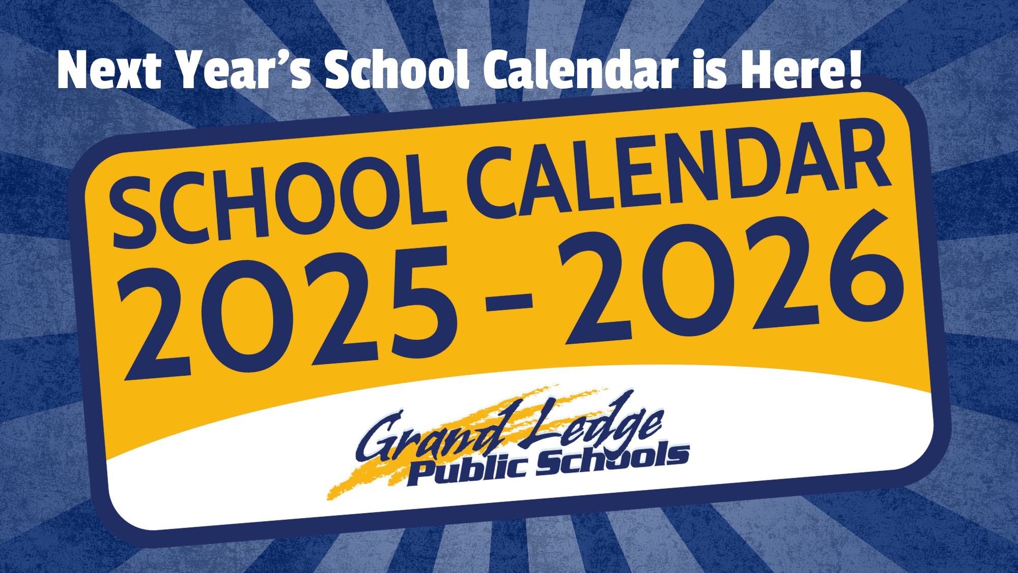 We have a calendar for the next school year! Here is the 2025-2026 GLPS ...